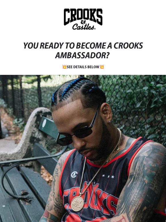 Crooks & Castles: Fam, want to be a CROOKS Ambassador ? 💸 | Milled