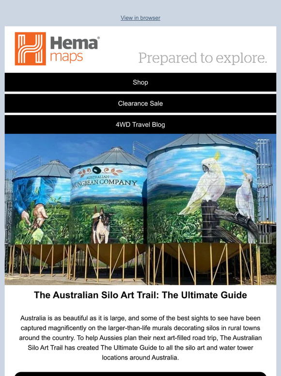 Hema Maps: Discover the ultimate guide to Australian silo art! | Milled