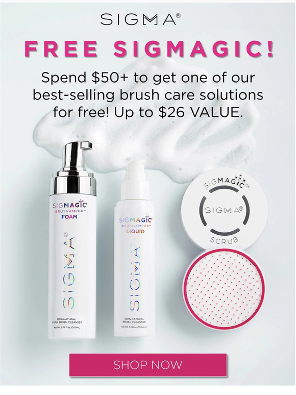 Sigma Beauty: Pick Your FREE SigMagic! | Milled