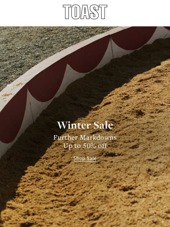 Toast Email Newsletters: Shop Sales, Discounts, and Coupon Codes