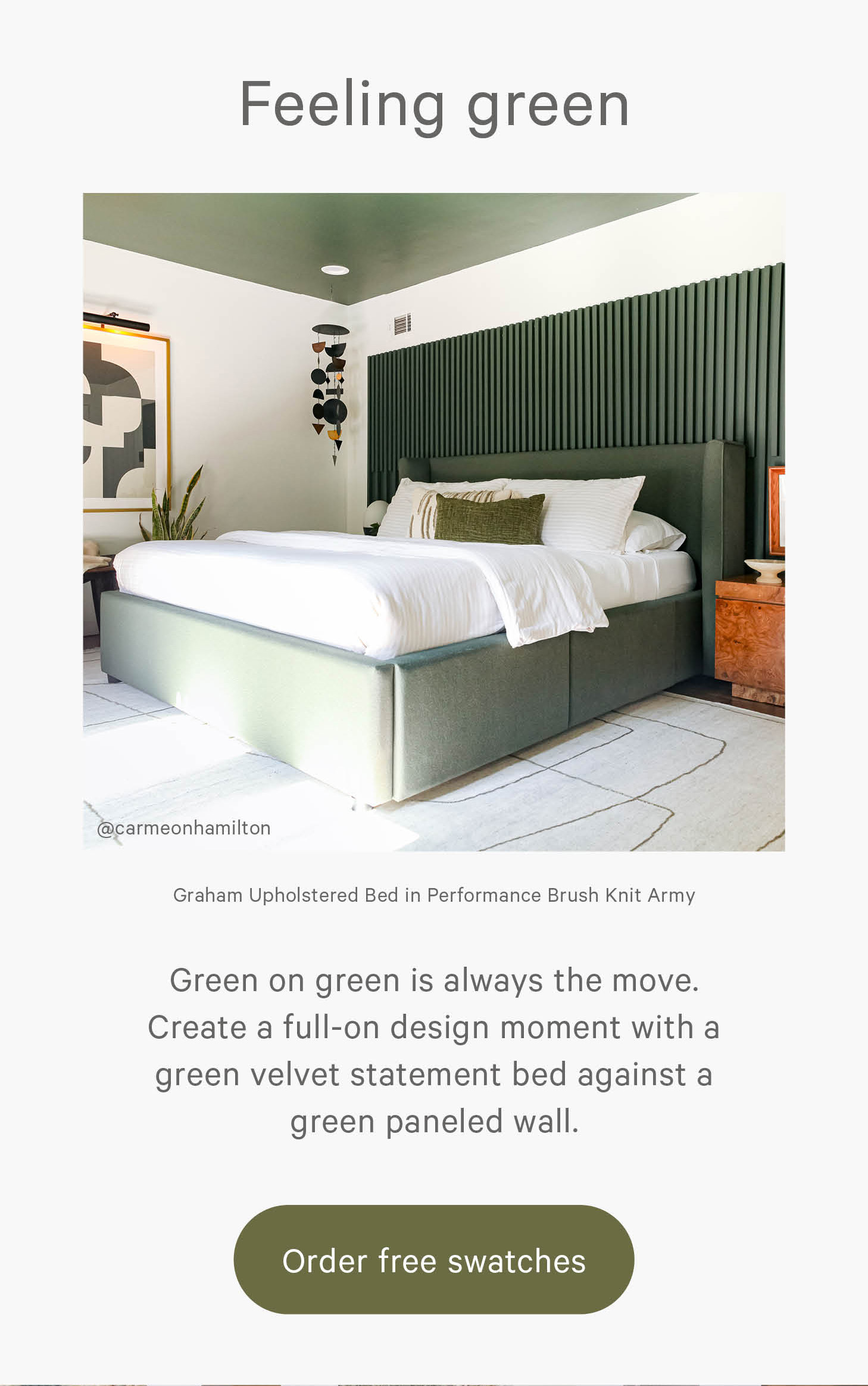 Interior Define: THE GRAHAM BED, styled by you | Milled