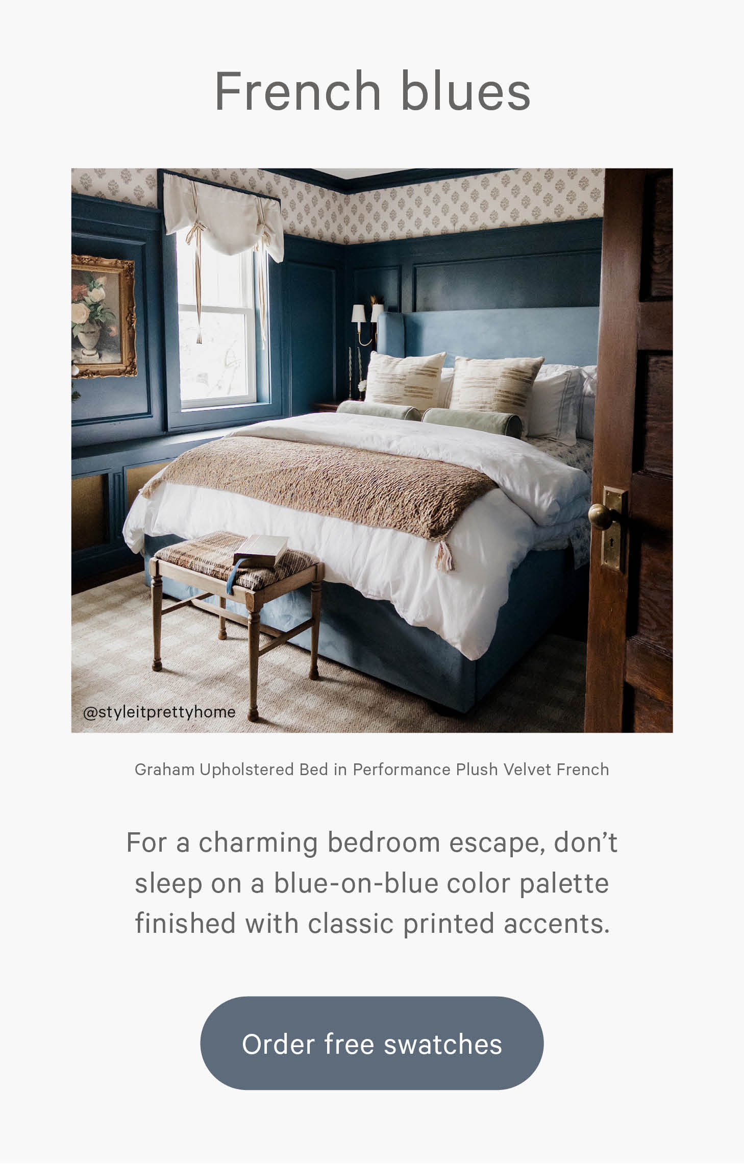 Interior Define: THE GRAHAM BED, styled by you | Milled