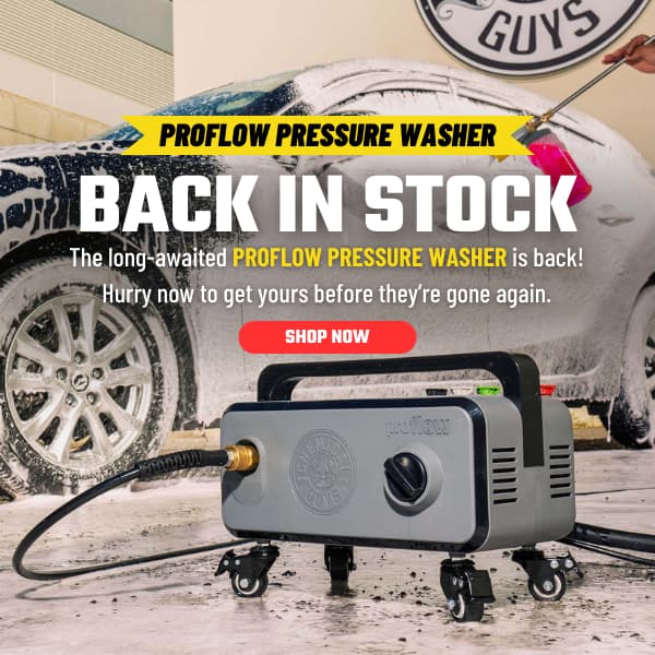 Chemical Guys: BACK IN STOCK: ProFlow Pressure Washer Now Available ...