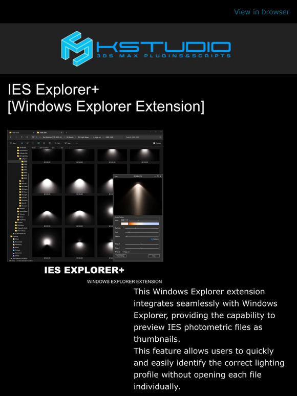Kstudio: News from Kstudio (IES Explorer+[Windows Explorer Extension ...