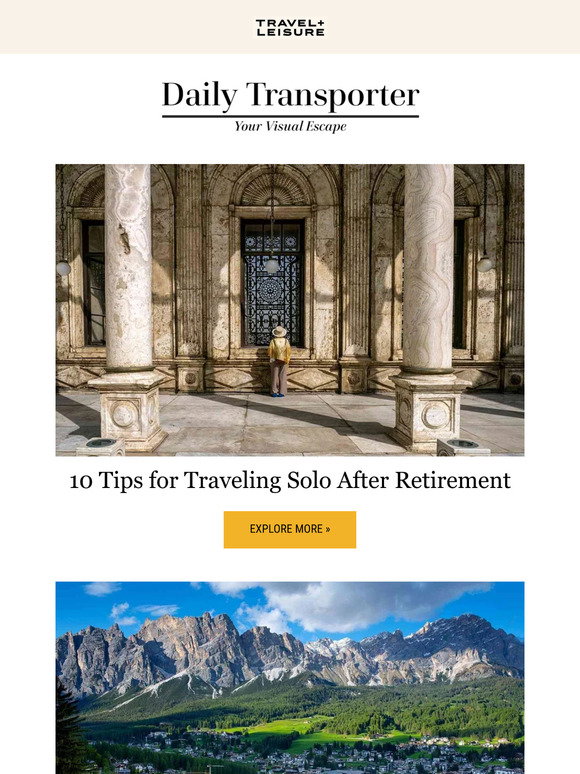 Travel + Leisure: 10 Tips for Traveling Solo After Retirement | Milled