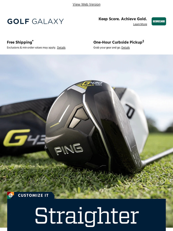 Golf Galaxy: New! PING G430 MAX 10K Driver + Blueprint | Milled