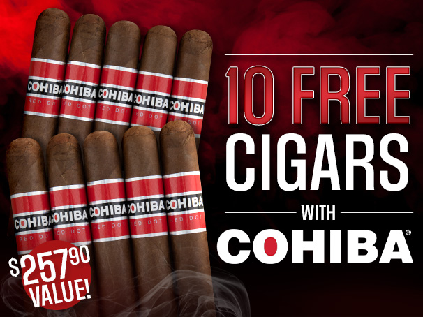 Best Cigar Prices: 👏 10 Free Cigars with Cohiba 👏 | Milled