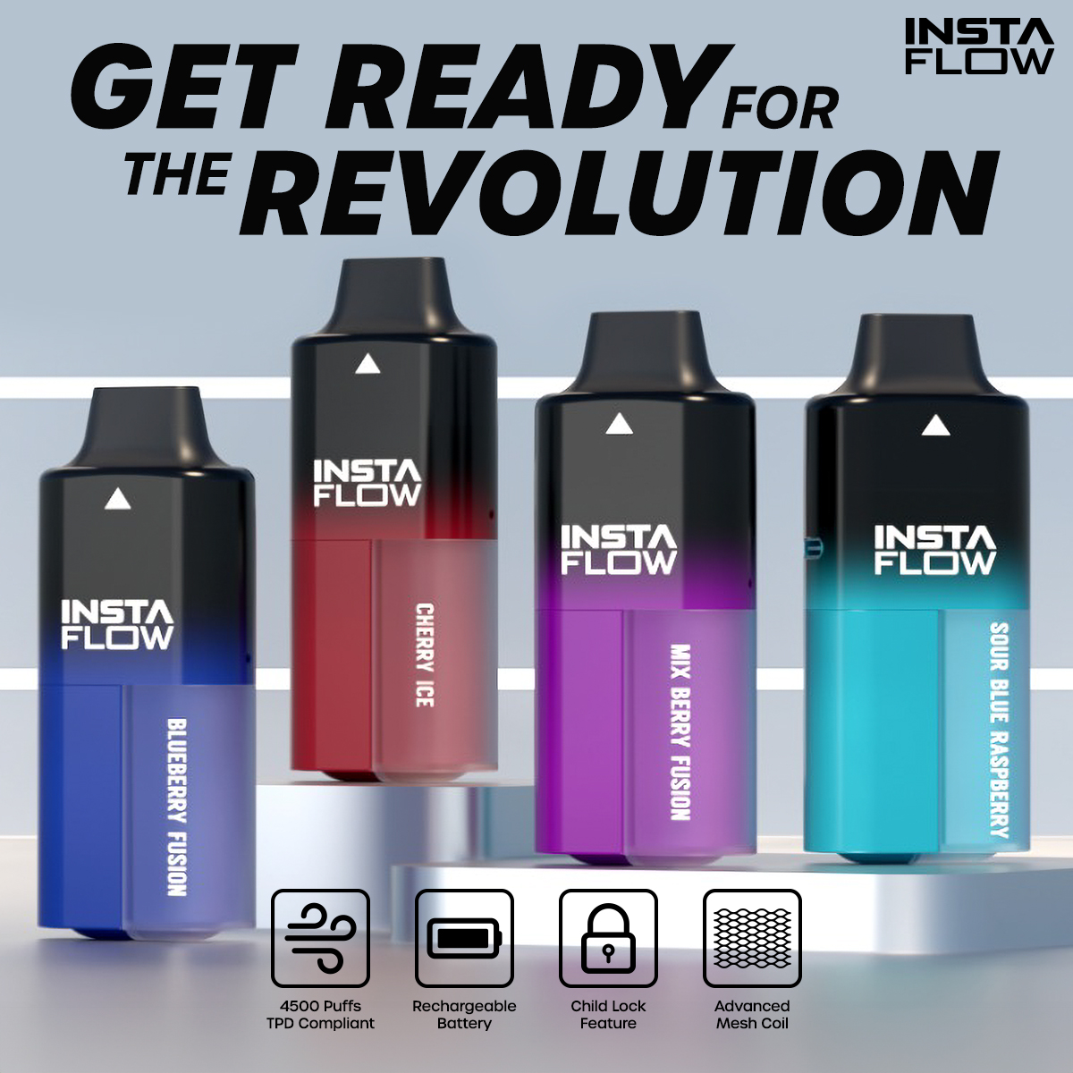 Ecigwizard: The All New Instaflow 4500🔥 | Milled