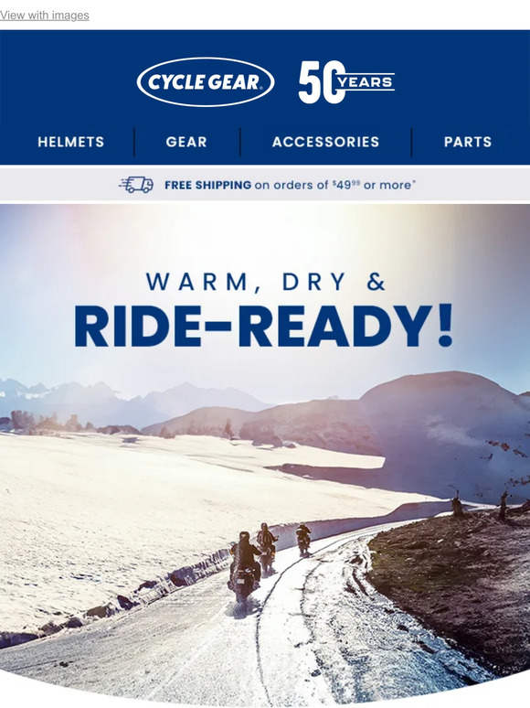 Cycle Gear: Ride In All Types Of Weather | Milled