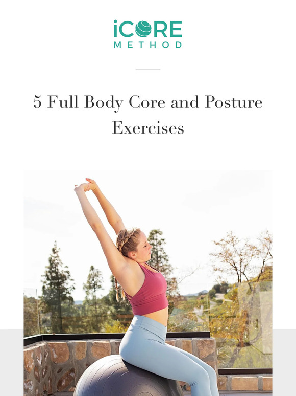 iCORE Method: 5 Core Exercises to Boost Energy and Transform Posture 🙌 | Milled