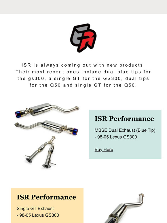 Enjuku Racing: Introducing ISR's latest exhausts for Lexus GS and ...