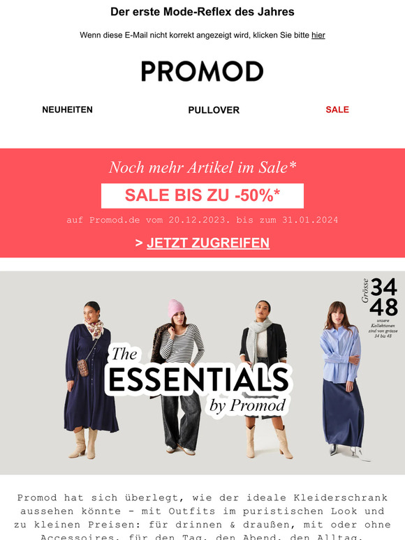 Promod: 2024: Konzentrieren Sie sich aufs Wesentliche! | Milled