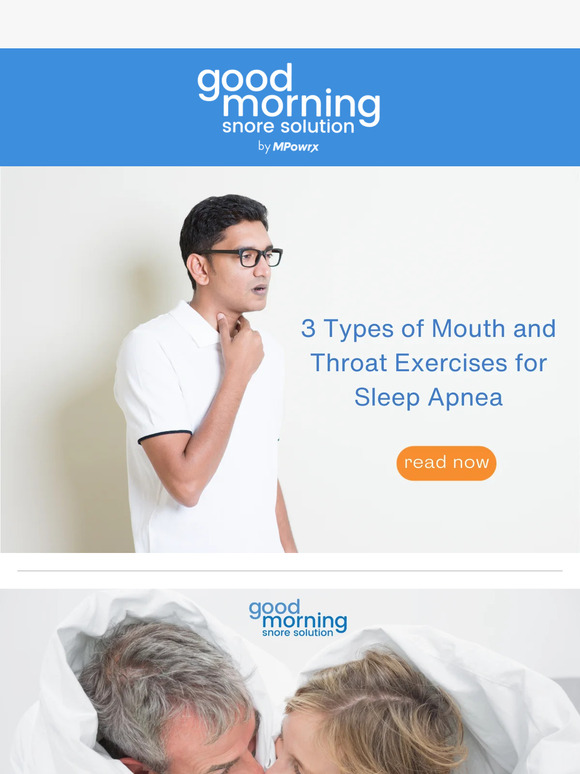 Good Morning Snore Solution: 3 Types of Mouth and Throat Exercises for ...