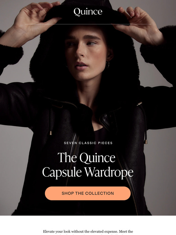 Quince: Our latest edit: the classic capsule wardrobe | Milled