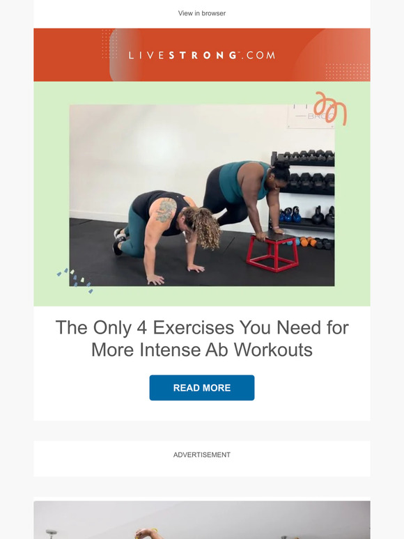 Livestrong.com: The Only 4 Exercises You Need for More Intense Ab ...