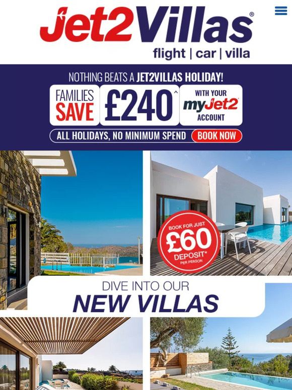 Jet2holidays: Dive into our new villas | Milled