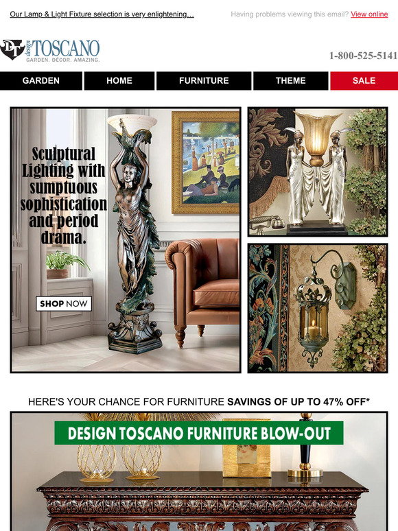 Design Toscano: 👀 SEE things in a new light with Toscano’s Lighting ...