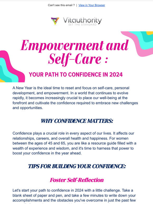 Vitauthority: Empowerment and Self-Care: Your Path to Confidence in ...