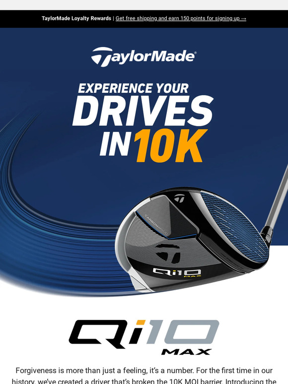 TaylorMade Golf: Qi10 Drivers | Experience Your Drives in 10K | Milled