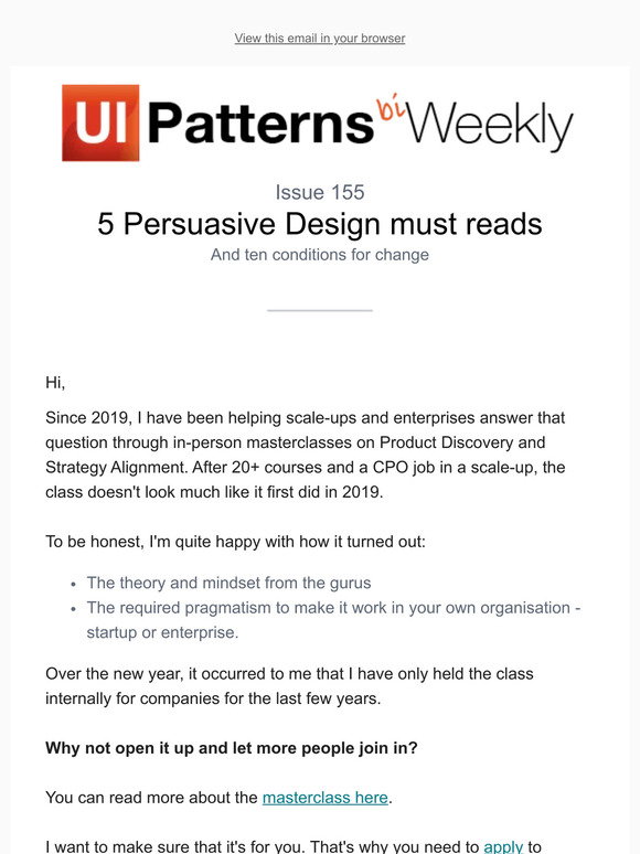 UI Patterns: 5 Persuasive Design must reads | Milled