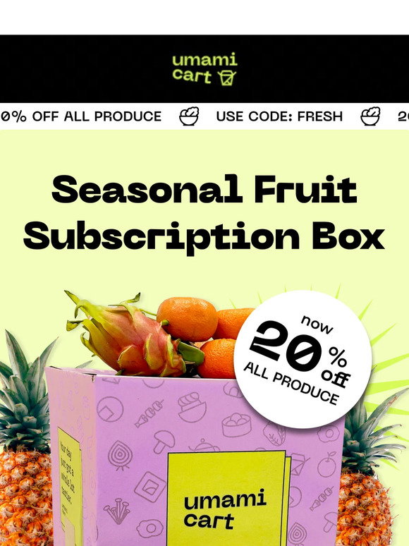 Umamicart: 🍍🥭 Healthy eating made easy | Milled