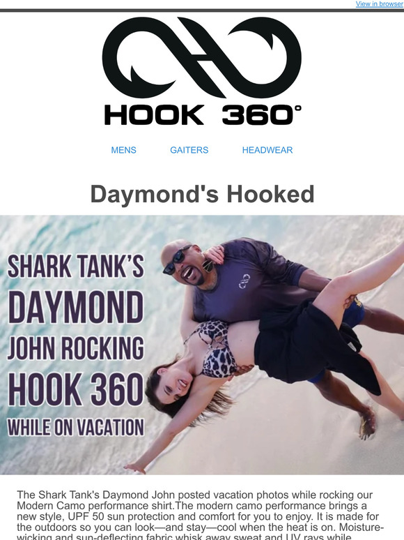 Hook360: Shark Tank's Daymond John is HOOKED - Rocking Pro Series Shirt ...