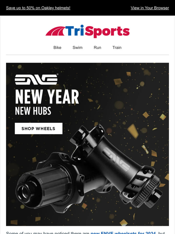 TriSports: ENVE's 2024 Wheels — New Year, New Hubs | Milled