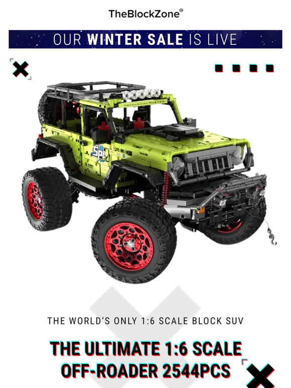 The Block Zone: New | The largest ever SUV, 1:6 scale ⚠️ | Milled