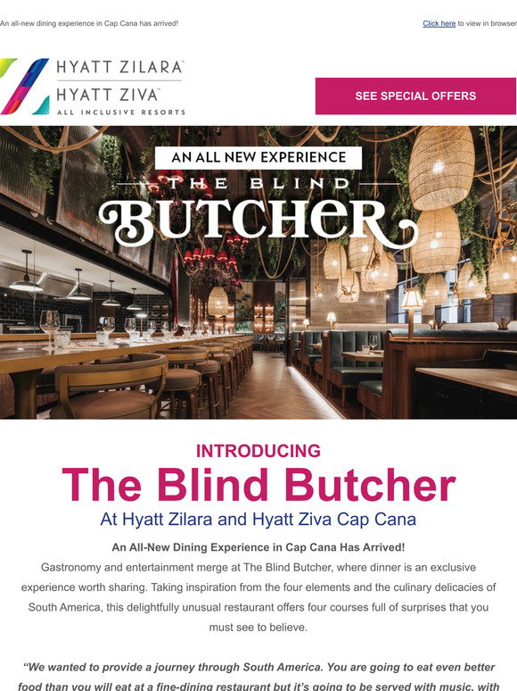 Playa Hotels & Resorts: Introducing The Blind Butcher in Cap Cana ...