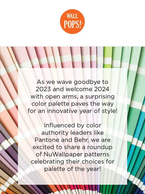 WallPops: 2024 Color (Palette) of the Year – Comfort in Color | Milled