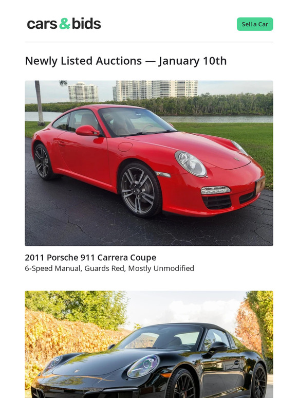 Cars & Bids: Cars & Bids Today | Milled