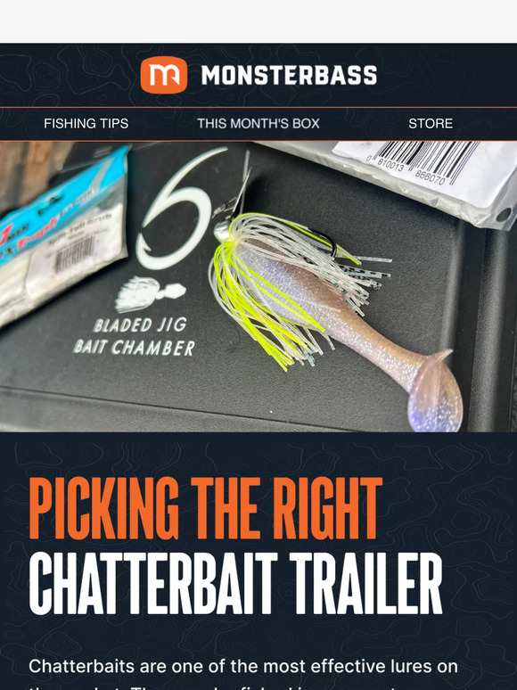 MonsterBass: How To Pick The Right Chatterbait Trailer | Milled