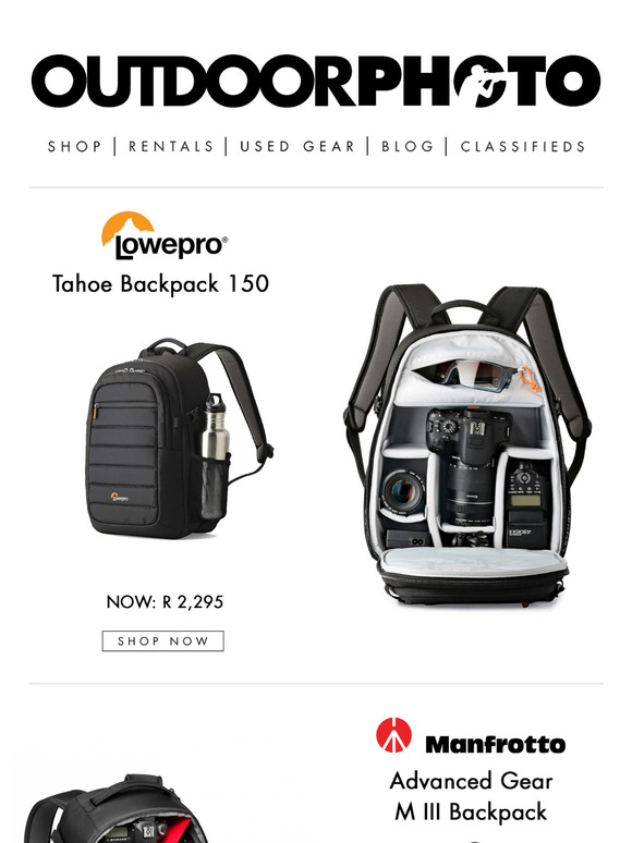 Outdoorphoto: Backpack Selection | Milled