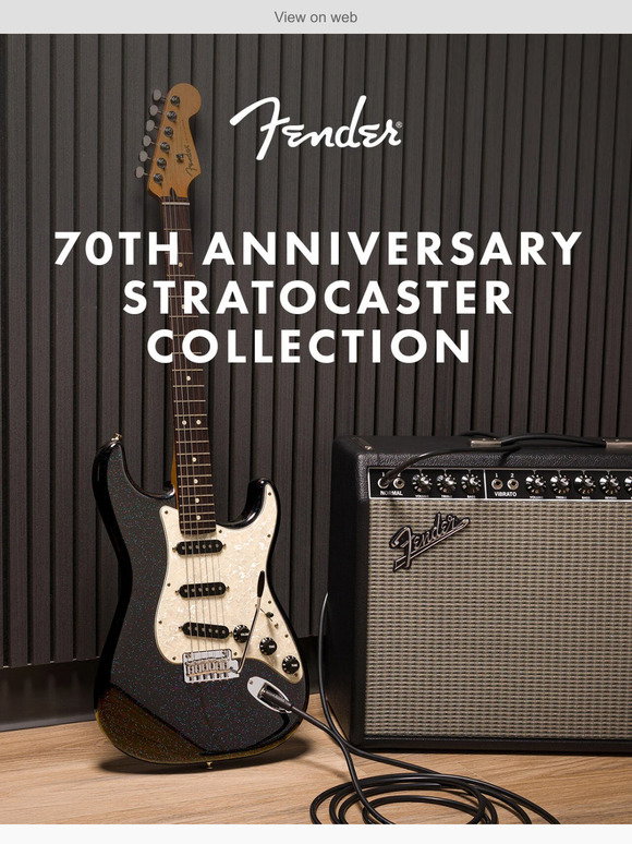 Fender: 70th Anniversary Stratocaster Collection | Milled