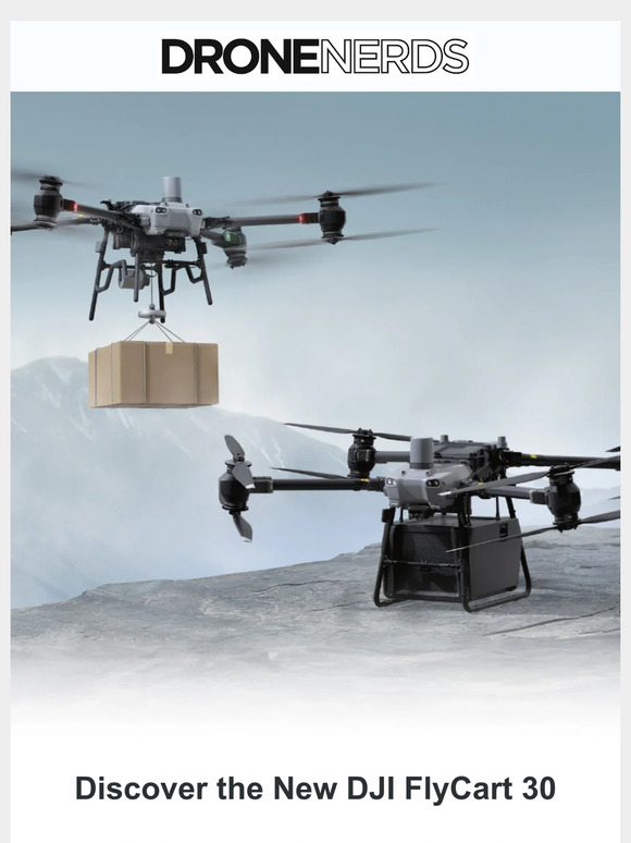 Drone Nerds: Discover the New DJI Flycart — Revolutionizing Aerial Delivery | Milled