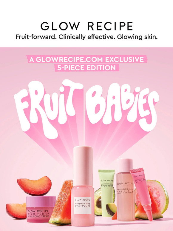 Glow Recipe: Fruit Babies is BACK 🍉🥑 | Milled