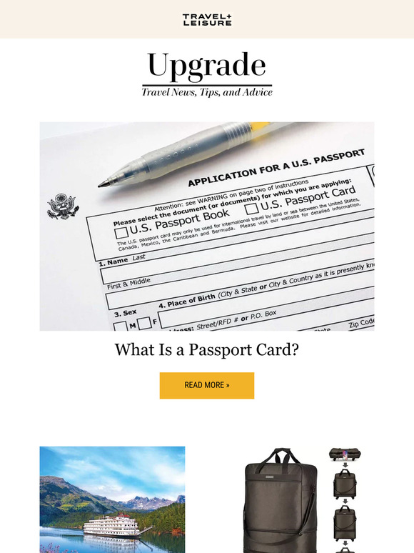 Travel + Leisure: What Is a Passport Card? | Milled