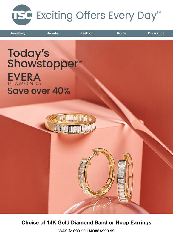 The Shopping Channel: Today’s Showstopper™ - Evera Diamonds Choice of 2 ...