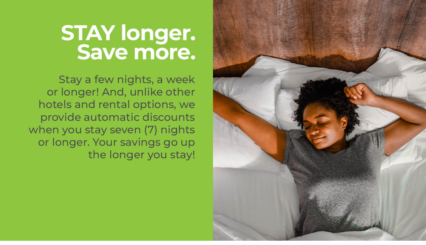 Extended Stay America: Enjoy bigger savings the longer you stay! | Milled