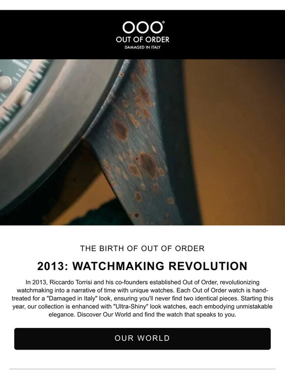 Out of Order Watches: Discover the charm of Out of Order | Milled