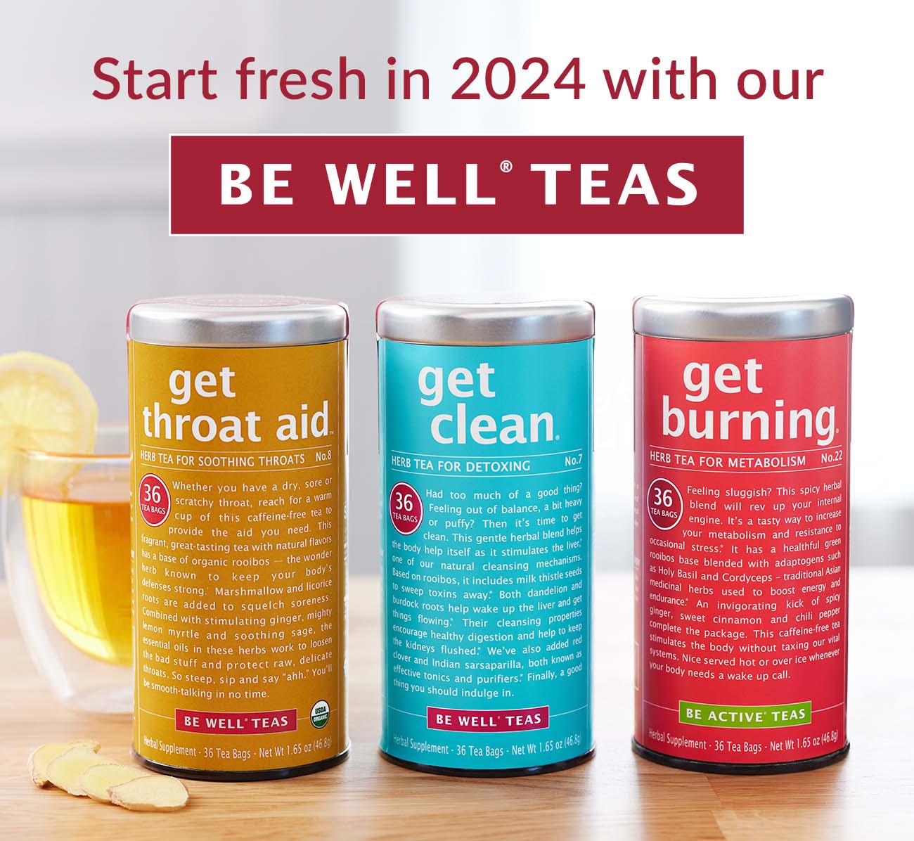 The Republic of Tea: Meet our Be Well Teas | Milled