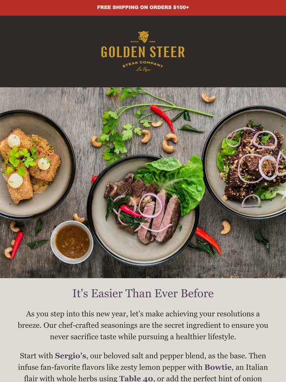 Golden Steer Steak Company: Healthy eating doesn't mean sacrificing ...
