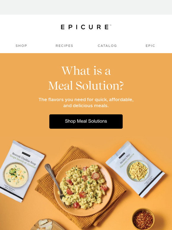 Epicure: What is a meal solution? 🤔 | Milled