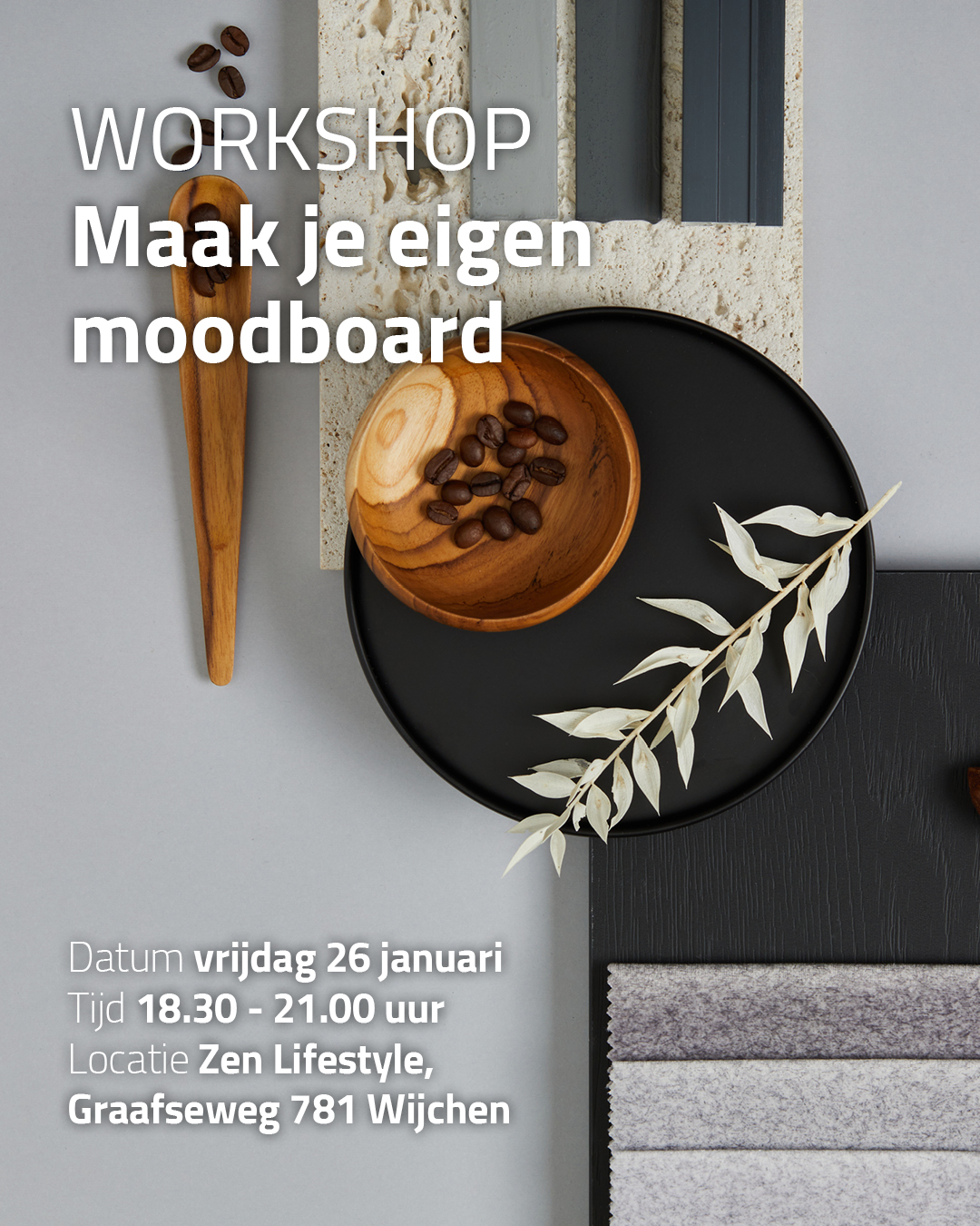 Zen Lifestyle: GRATIS Workshop Moodboard maken | 26 januari 2024 | Milled
