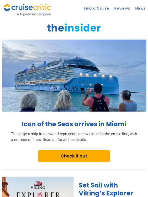 Cruise Critic: The world's largest cruise ship has arrived! & Resilient ...
