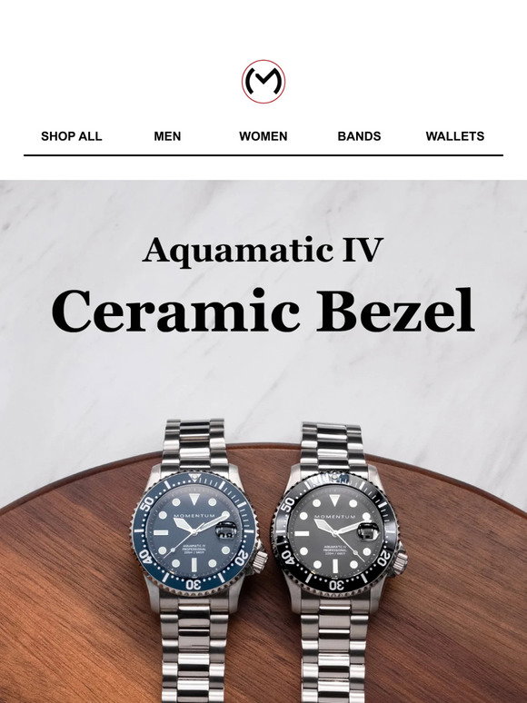 Momentum Watch: Aquamatic IV: New Ceramic Bezels! | Milled