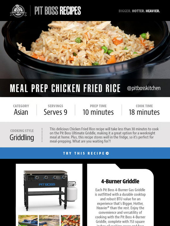 Pit Boss Grills: A Meal Prepper's Dream 🌠 Easy Griddled Fried Rice | Milled