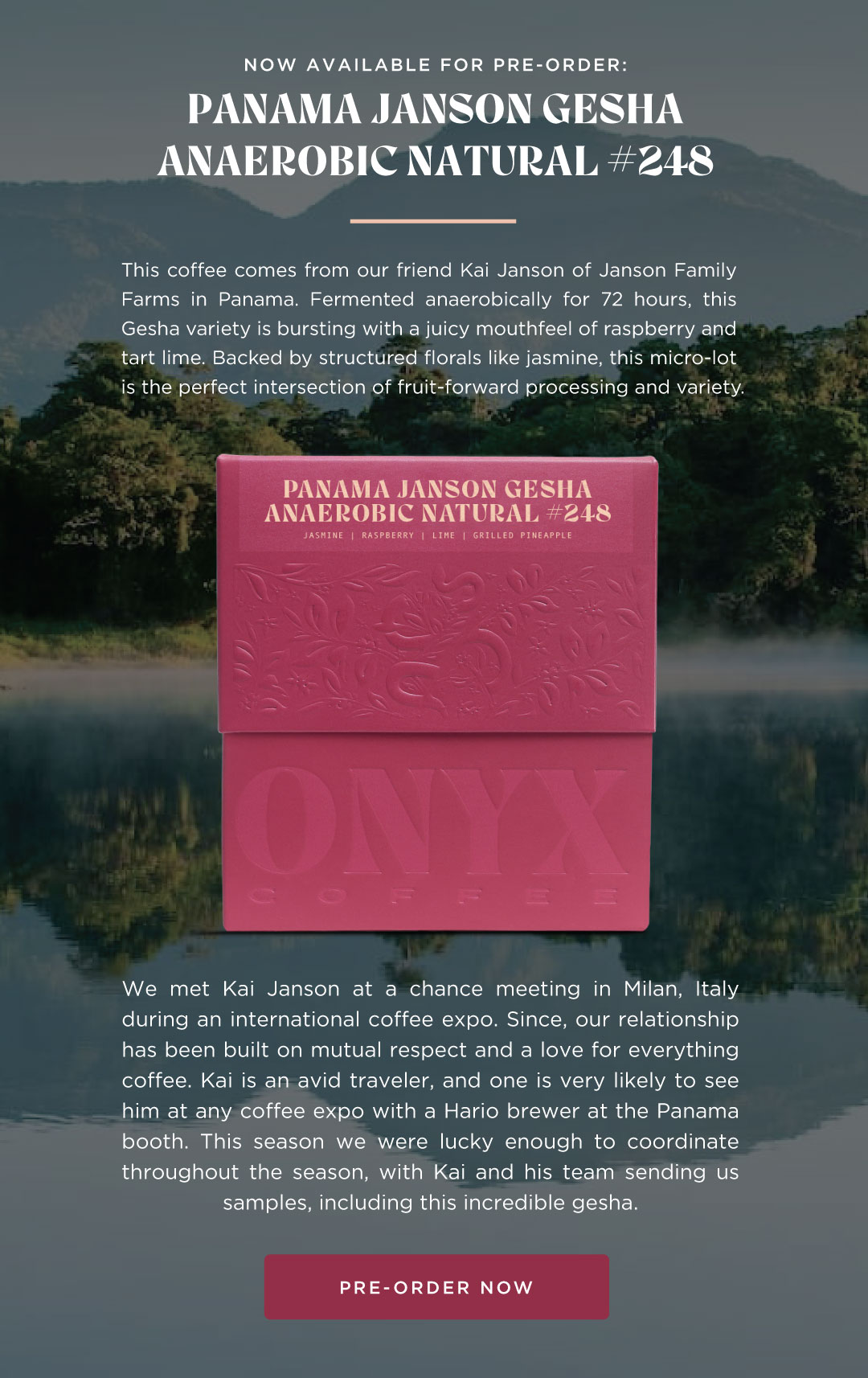 Onyx Coffee Lab: LIMITED PRE-ORDER: Panama Janson Gesha Anaerobic ...