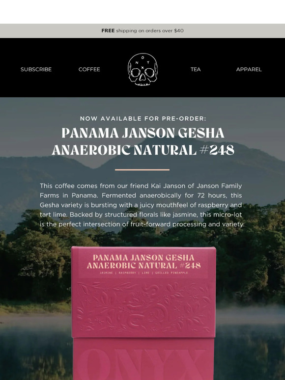 Onyx Coffee Lab: LIMITED PRE-ORDER: Panama Janson Gesha Anaerobic ...
