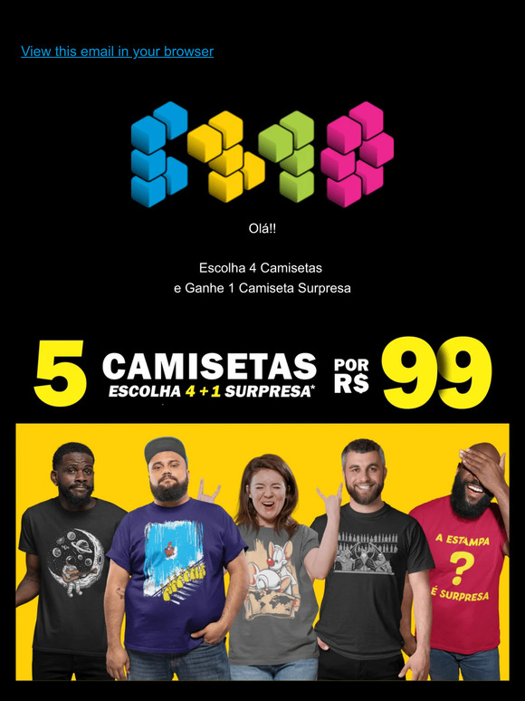 CZ10: Escolha 4 e Ganhe 1 Camiseta 🎁 | Milled